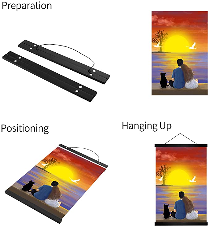 Magnetic Poster Holder - Buy Magnetic frames, Oak poster frames, FSC ...